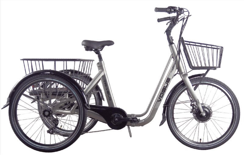 Popal Elektrische Driewieler fiets 24 inch Zwart Online Kopen?